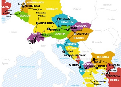 STA TRAVEL 【CONTIKI TOUR/コンチキツアー/ヨーロッパ キャンピング 25日間】